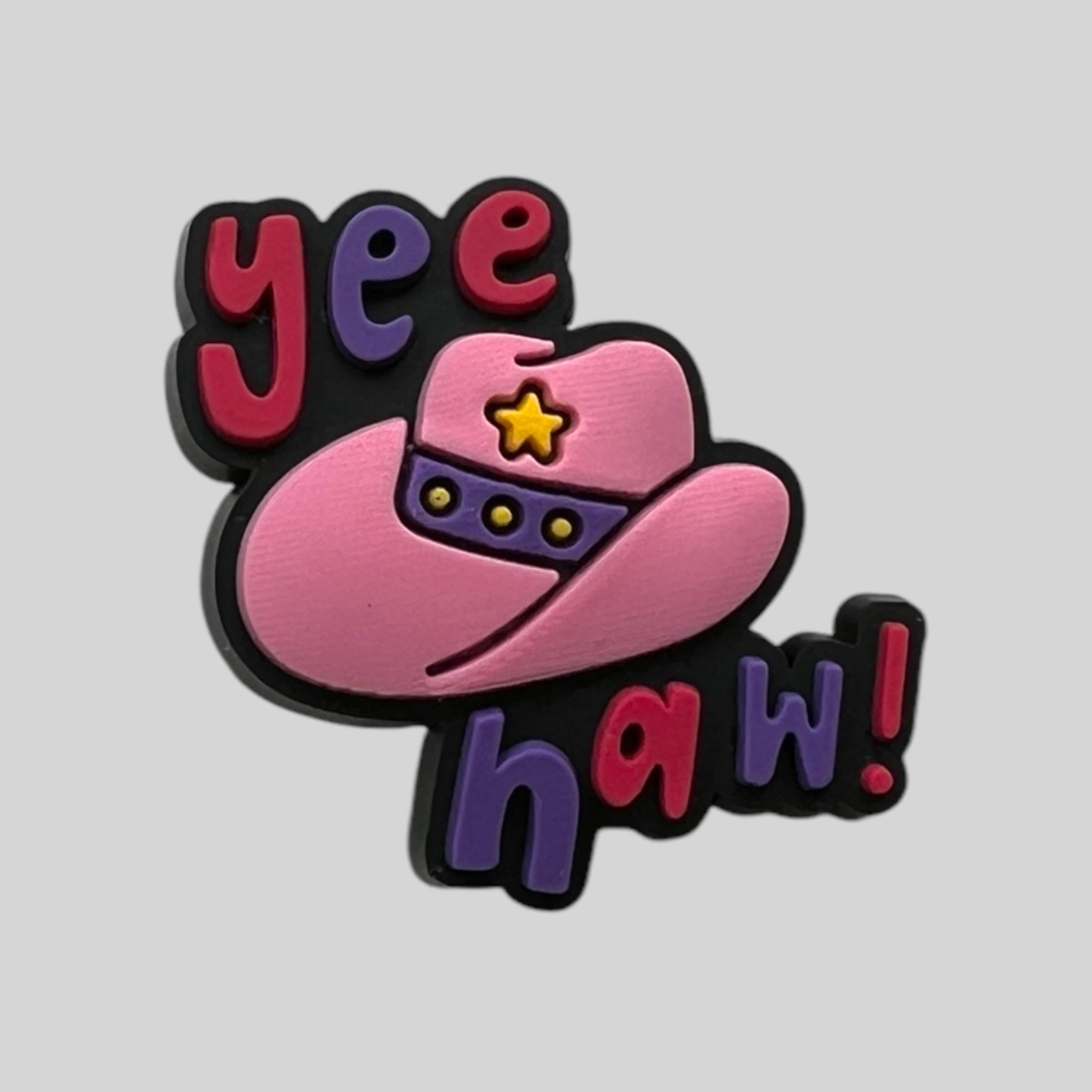 Yeehaw | Cowgirl | Crocs Charms – Sports Mode Charms